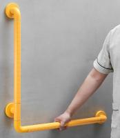 China L Shaped Stainless Steel Grab Rails , Wall Mount Handicap Toilet Grab Bars OEM ODM for sale