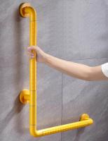 China L Shaped Stainless Steel Grab Rails , Wall Mount Handicap Toilet Grab Bars OEM ODM for sale