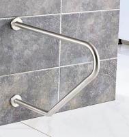 China Non Slip Shower Stainless Steel Grab Bar 22 Inch U Shaped With Mirror Polishing for sale