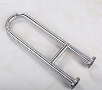 China 304 Stainless Steel U Shaped Grab Bars , Anti Slip Bathroom Safety Rails for sale