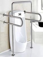 China SUS304 Barrier Free Stainless Steel Bathroom Handrail For Disabled Elderly for sale