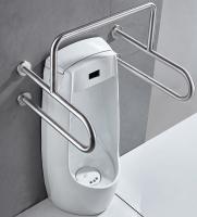 China SUS304 Barrier Free Stainless Steel Bathroom Handrail For Disabled Elderly for sale
