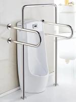 China SUS304 Barrier Free Stainless Steel Bathroom Handrail For Disabled Elderly for sale