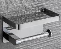 China SUS 304 Stainless Steel Toilet Paper Dispenser Wall Mounted For Bathroom ODM for sale