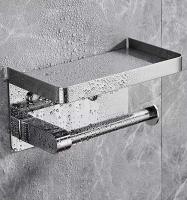 China SUS 304 Stainless Steel Toilet Paper Dispenser Wall Mounted For Bathroom ODM for sale