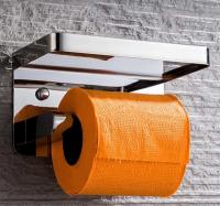 China SUS 304 Stainless Steel Toilet Paper Dispenser Wall Mounted For Bathroom ODM for sale