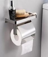 China Waterproof Wall Mounted Toilet Paper Holder , 304 Stainless Steel Toilet Tissue Dispenser for sale