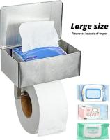 China Polished Chrome Metal Stainless Steel Toilet Roll Dispenser For Bathroom Washroom Hotels for sale