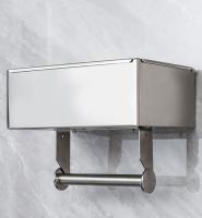 China Large Stainless Steel Toilet Paper Dispenser Multifunctional Multipurpose for sale