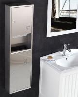 China Restroom Rectangular Surface Mounted Paper Towel Dispenser With Polishing Finish OEM for sale