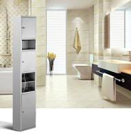China Recessed Stainless Steel Toilet Paper Dispenser Towel With Brushed Nickel Color for sale