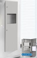 China 2 In 1 Recessed Paper Towel Dispenser , Stainless Steel 304 Commercial Toilet Roll Holder for sale
