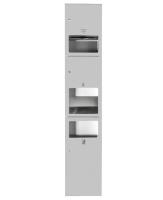China 3 In 1 Stainless Steel Toilet Paper Dispenser Multifold Recessed Mounting for sale