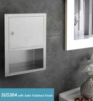 China Wall Mounted Stainless Steel Toilet Paper Dispenser For Restroom Office Home OEM ODM for sale