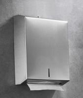 China 304 Stainless Steel Toilet Paper Dispenser , Multifold Paper Towel Dispenser For Restroom for sale