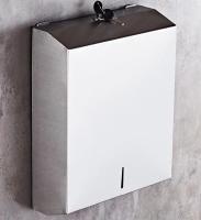 China 304 Stainless Steel Toilet Paper Dispenser , Multifold Paper Towel Dispenser For Restroom for sale