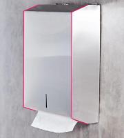 China 304 Stainless Steel Toilet Paper Dispenser , Multifold Paper Towel Dispenser For Restroom for sale
