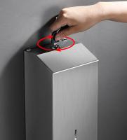 China Commercial Stainless Steel Toilet Paper Dispenser Brushed Nickel Polished Chrome Finish for sale
