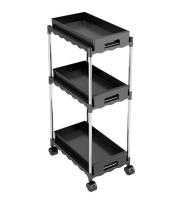 China 5 Tiers Freestanding Kitchen Rack , Kitchen Storage Cart For Vegetable ODM for sale