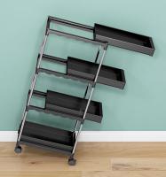 China 5 Tiers Freestanding Kitchen Rack , Kitchen Storage Cart For Vegetable ODM for sale