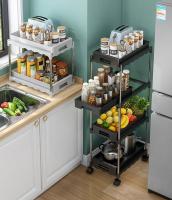 China 5 Tiers Freestanding Kitchen Rack , Kitchen Storage Cart For Vegetable ODM for sale