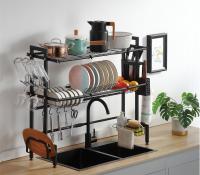 China Multifunction JM adjustable over the sink dish rack for Dish Drying ODM for sale