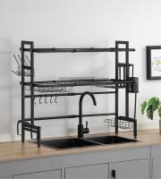 China Multifunction JM adjustable over the sink dish rack for Dish Drying ODM for sale