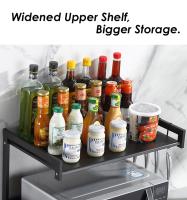China Stainless Steel Countertop Kitchen Rack , Microwave Oven Shelf Rack OEM ODM for sale