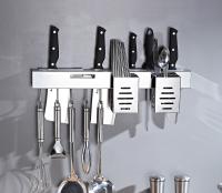 China Wall Mount Kitchen Utensil Hanging Rack Stainless Steel SUS304 Multifunctional for sale