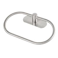 China Brushed Nickel Wall Mounted Bathroom Shelf Set Self Adhesive Type ODM for sale