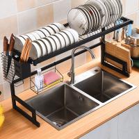 China Multifunction Stainless Steel Over The Sink Drying Rack 470mm Height 850mm Width for sale