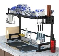 China 55cm Width Stainless Steel Over The Sink Drying Rack 18 Inch Height OEM for sale