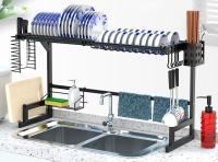 China OEM Stainless Steel Over The Sink Drying Rack 750x285x480mm Size for sale