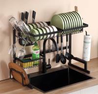 China Stainless Steel Kitchen Over The Sink Drying Rack 650x320x520mm Size for sale