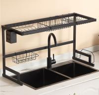 China 33 Inch Stainless Dish Rack Over Sink 51.5cm Height ODM For Plates Bowls for sale