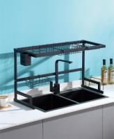 China 33 Inch Stainless Dish Rack Over Sink 51.5cm Height ODM For Plates Bowls for sale