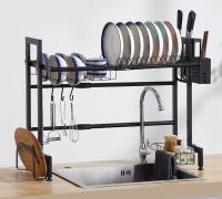 China Retractable Over The Sink Adjustable Dish Rack 96x30x56cm Specification for sale
