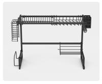 China JM 33Inch Stainless Steel Dish Rack Over Sink Antirust For Kitchen for sale