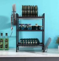 China Multi Use Kitchen Stainless Steel Dishes Rack 485x260x590mm Dimension for sale