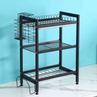 China Multi Use Kitchen Stainless Steel Dishes Rack 485x260x590mm Dimension for sale