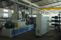 China Conical Twin Screw PVC Sheet Extrusion Line Compact Structure Economic Energy Consumption for sale