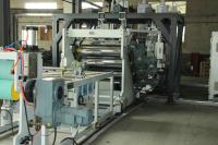 China Width of 800mm PVC Plastic Rigid Sheet Extrusion Line Machine Making Line for sale
