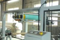 China Conical Twin Screw PVC Sheet Extrusion Line 800kg/H Output Capacity Accurate Color Controling for sale