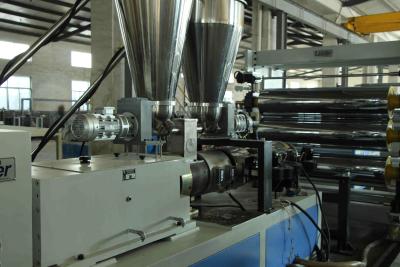 China 2000mm Multilayer Sheet Co Extrusion Line Horizontal Calander Structure for sale