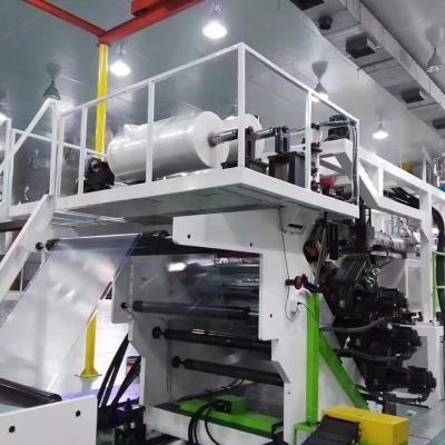 China Single Screw PET Film Extrusion Line High Capacity High Speed Extrusion Servo Controlled for sale