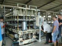 China High Strength PC Hollow Multiwall Sheet Extrusion Line Product Width 2100mm for sale