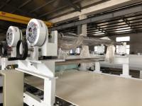 China High Hardness PVC Celuka Foam Board Extrusion Machine 400kg/H Capacity 180kw Installed Power for sale