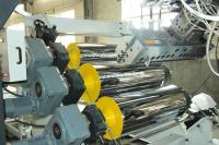 China High Tension Fireproof Conical Twin Screw Extruder PVC Sheet Production Line 0.5 - 2mm Sheet Thickness for sale