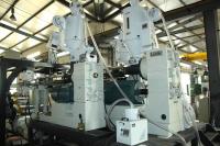 China High Tension Fireproof Conical Twin Screw Extruder PVC Sheet Production Line 0.5 - 2mm Sheet Thickness for sale