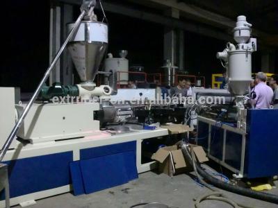 China PLC Control PVC Sheet Extrusion Line Corrugated Roof Sheet Extrusion Line for sale